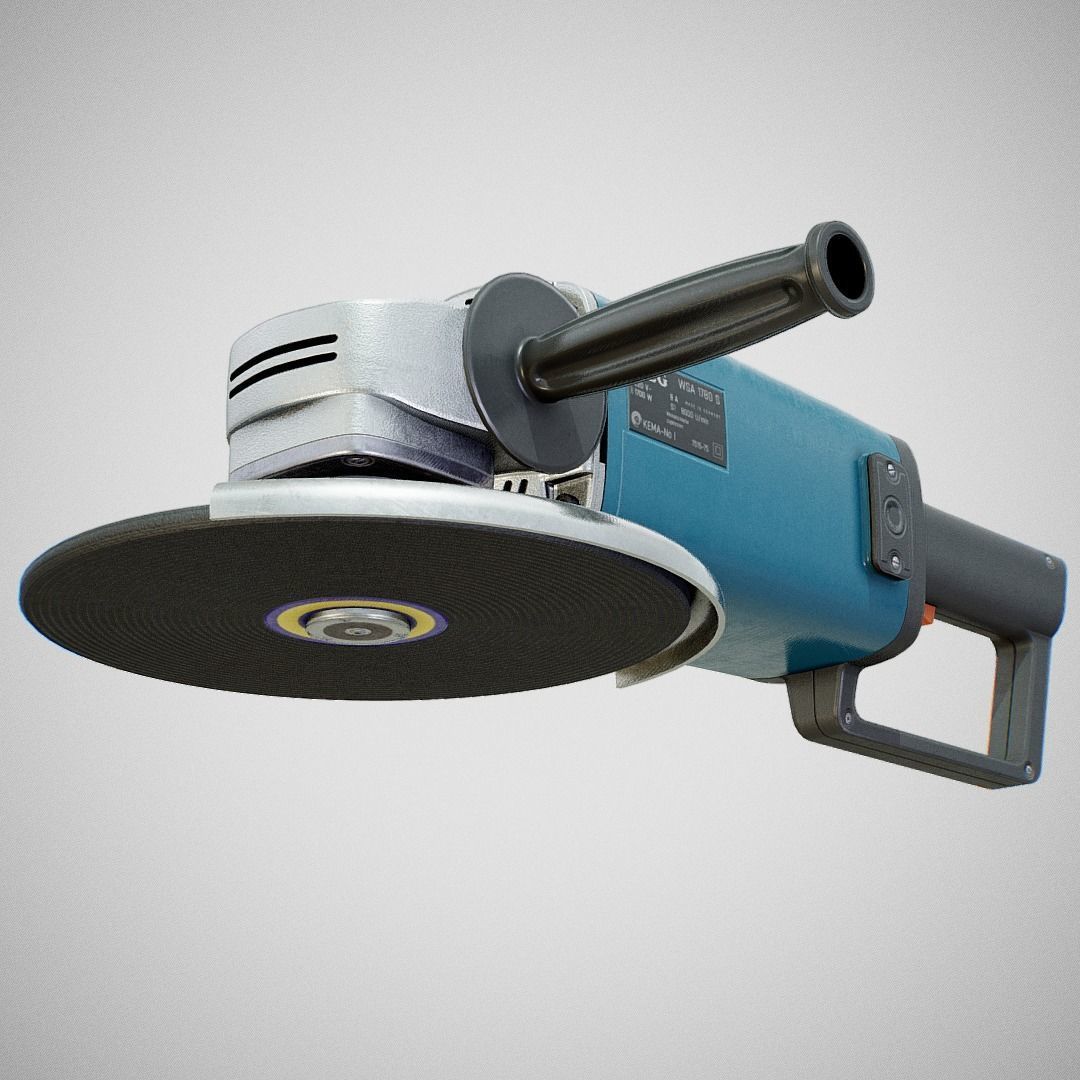 3D model Angle Grinder - AEG WSA 1780S VR / AR / low-poly | CGTrader