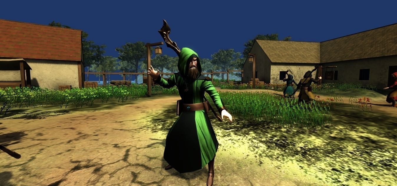 Animated Wizard Character Model 3D model animated rigged | CGTrader