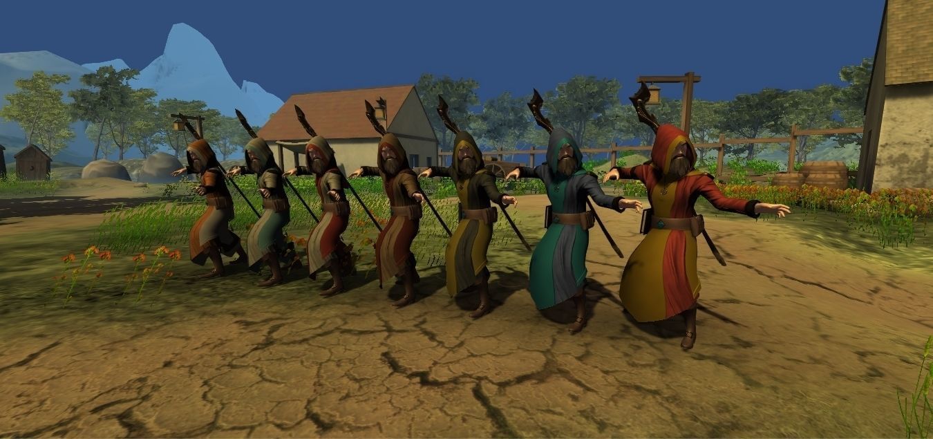 Animated Wizard Character Model 3D model animated rigged | CGTrader