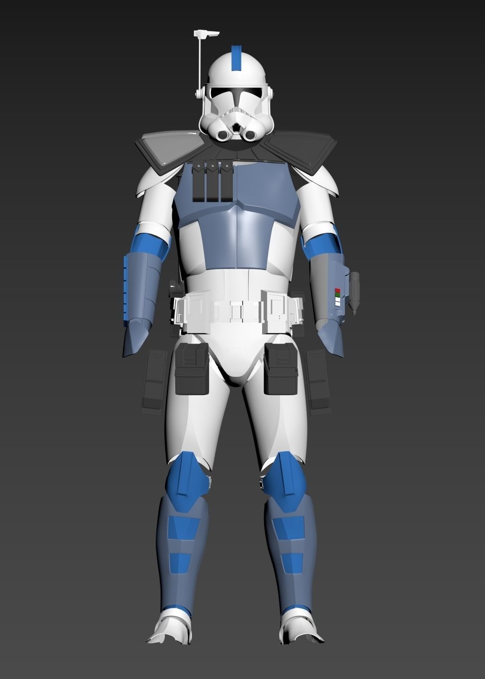 Star Wars ARC Clone Trooper Fives Full Armor Phase 2 3D model 3D ...