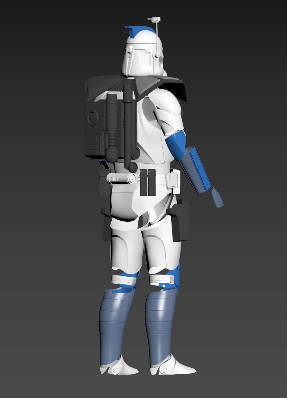 Star Wars ARC Clone Trooper Fives Full Armor Phase 2 3D model 3D ...