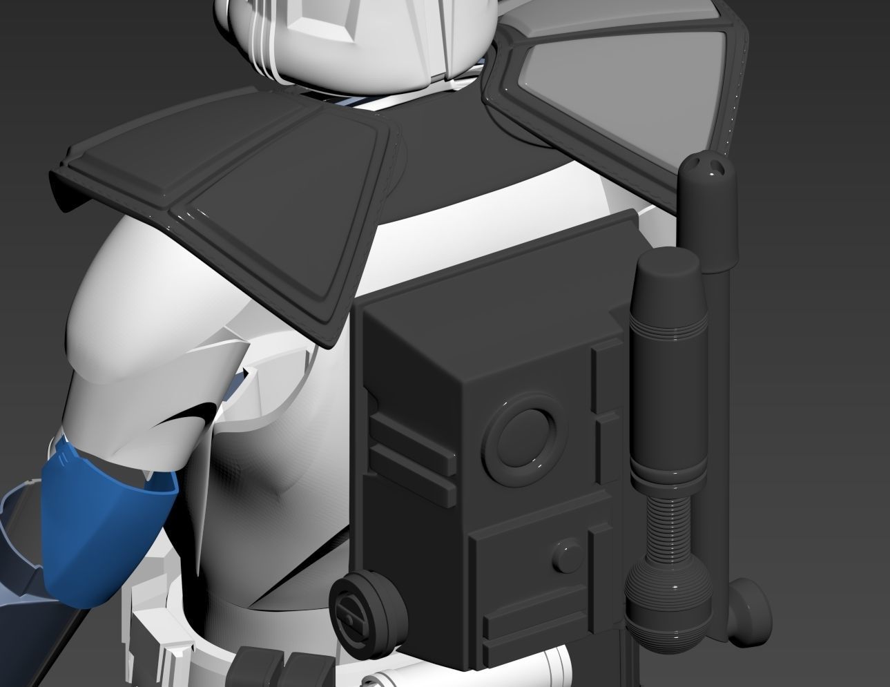 Star Wars ARC Clone Trooper Fives Full Armor Phase 2 3D model 3D ...