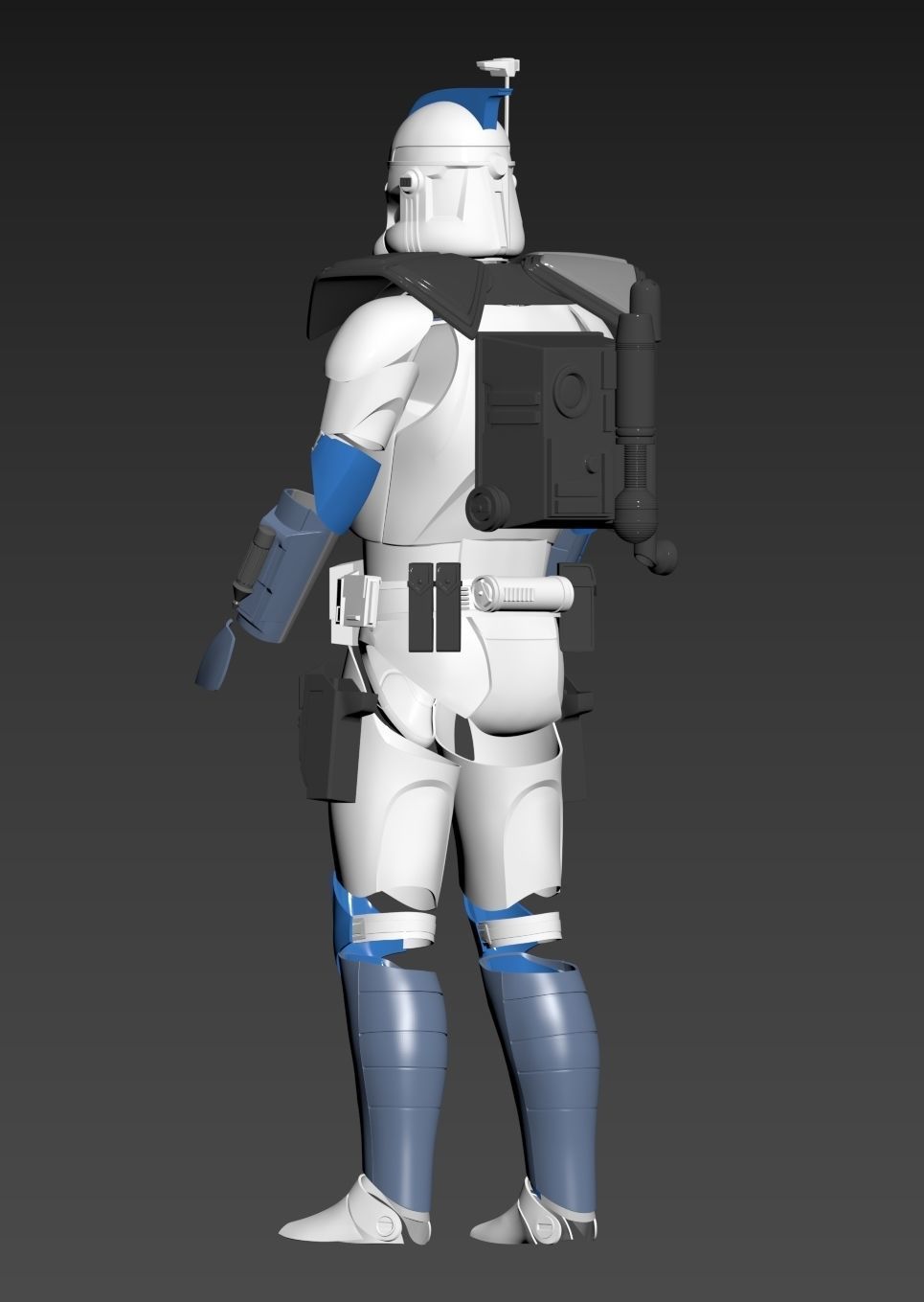 Star Wars ARC Clone Trooper Fives Full Armor Phase 2 3D model 3D ...