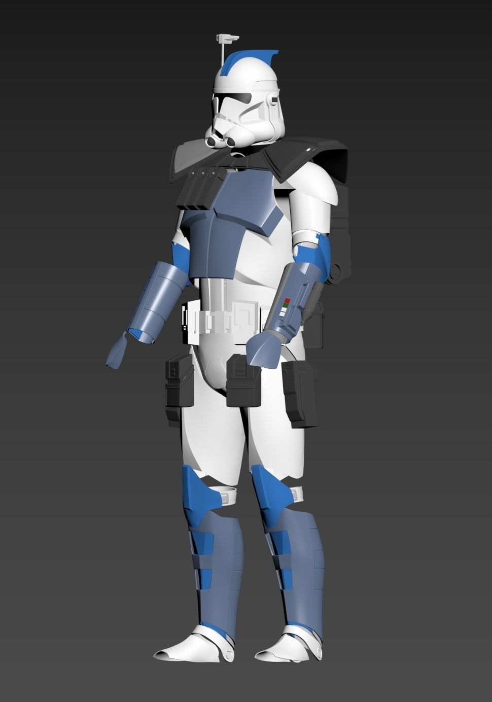 Star Wars ARC Clone Trooper Fives Full Armor Phase 2 3D model 3D ...
