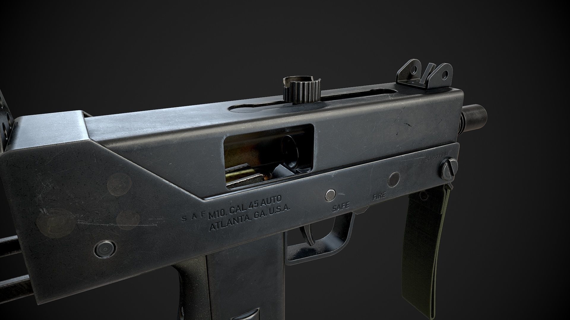 3D model MAC-10 SMG VR / AR / low-poly | CGTrader