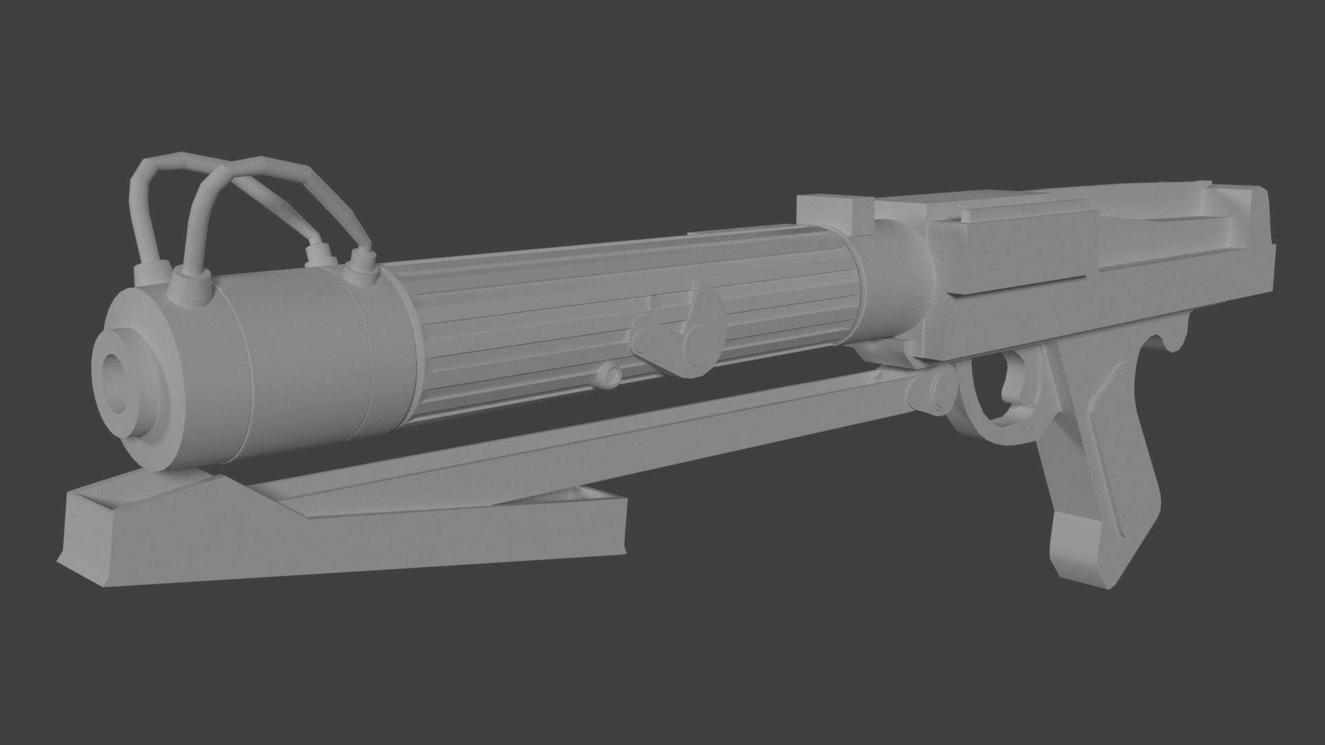 DC-15S Blaster Rifle free VR / AR / low-poly 3D model | CGTrader