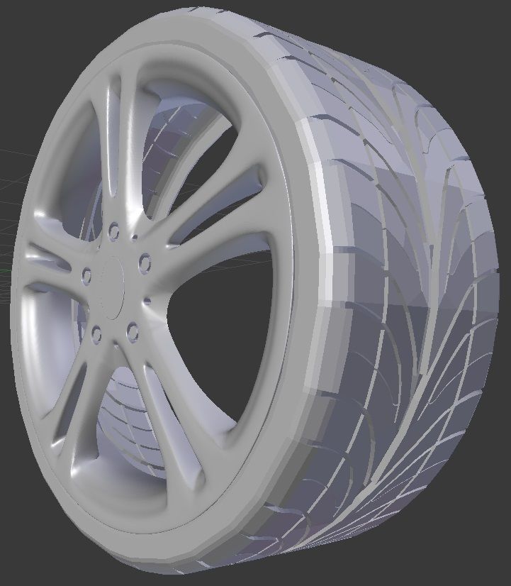 Car wheel free 3D model | CGTrader