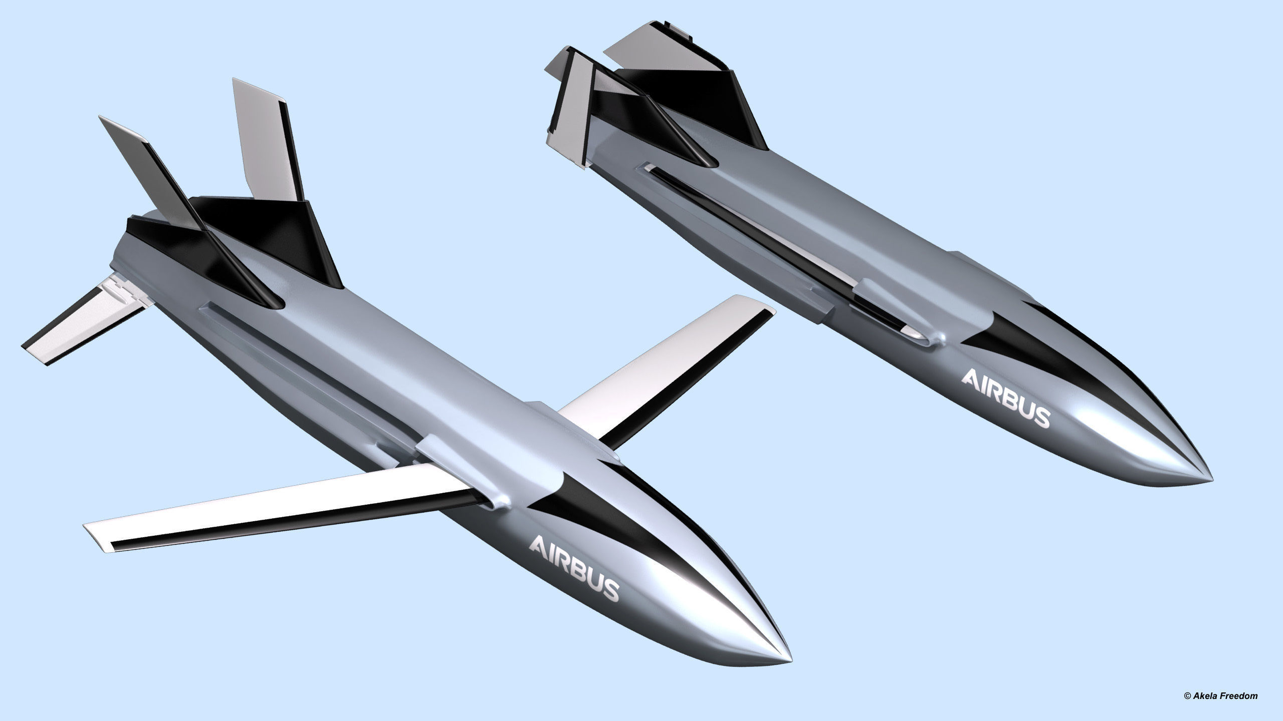 Airbus FCAS Remote Carriers 3D model animated | CGTrader