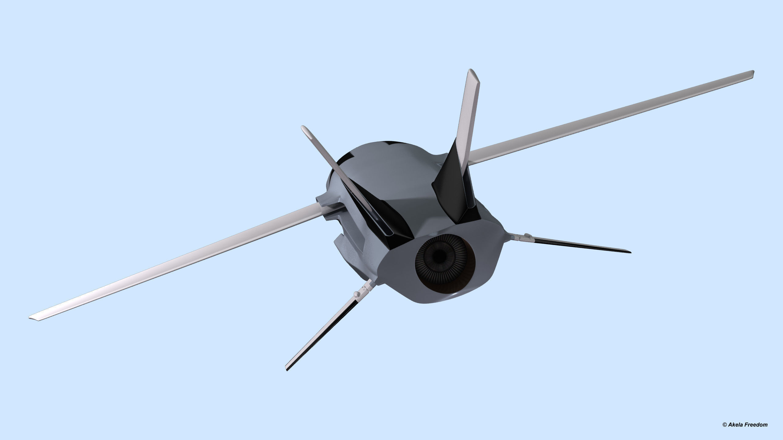 Airbus FCAS Remote Carriers 3D model animated | CGTrader