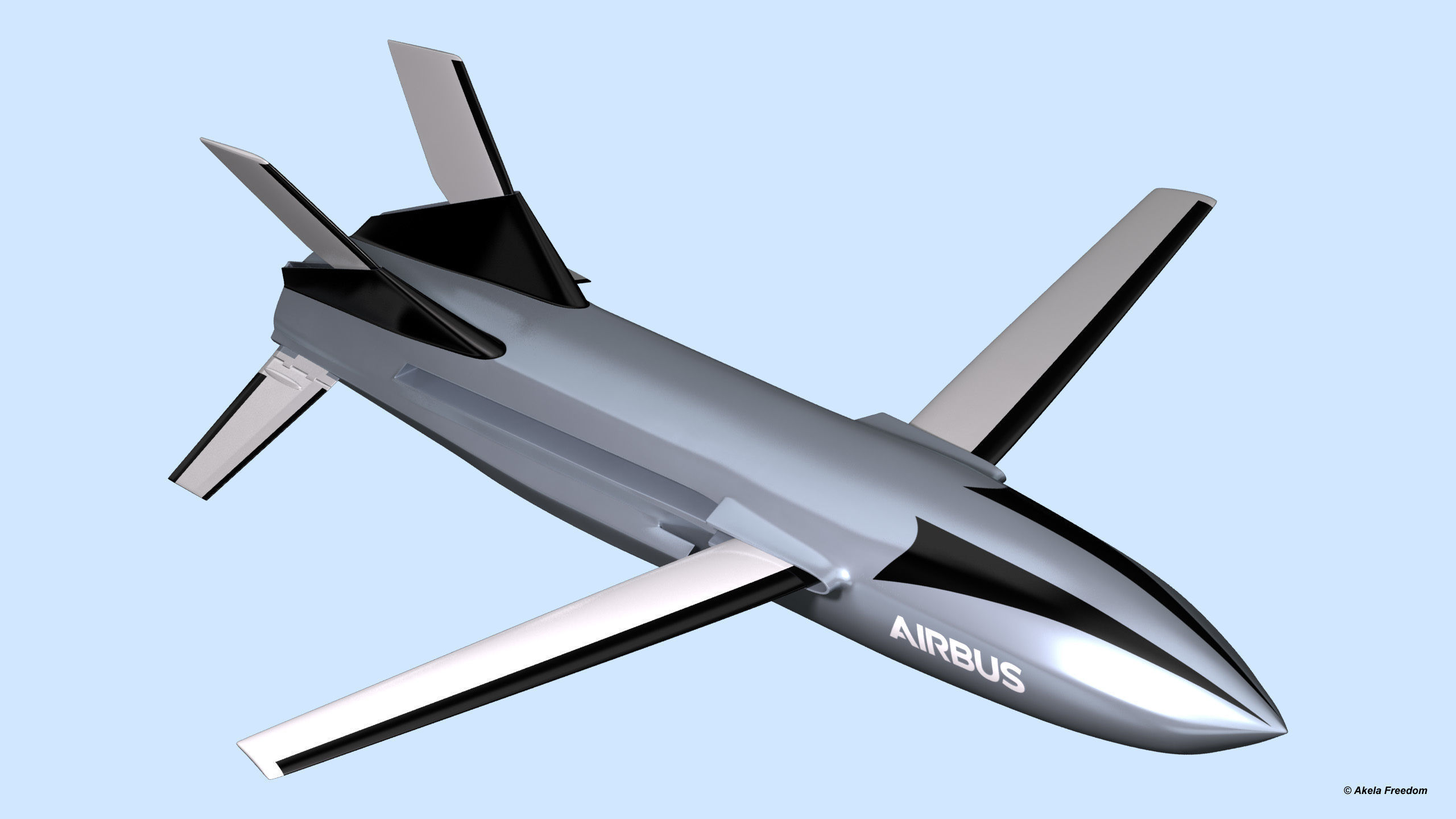 Airbus FCAS Remote Carriers 3D model animated | CGTrader