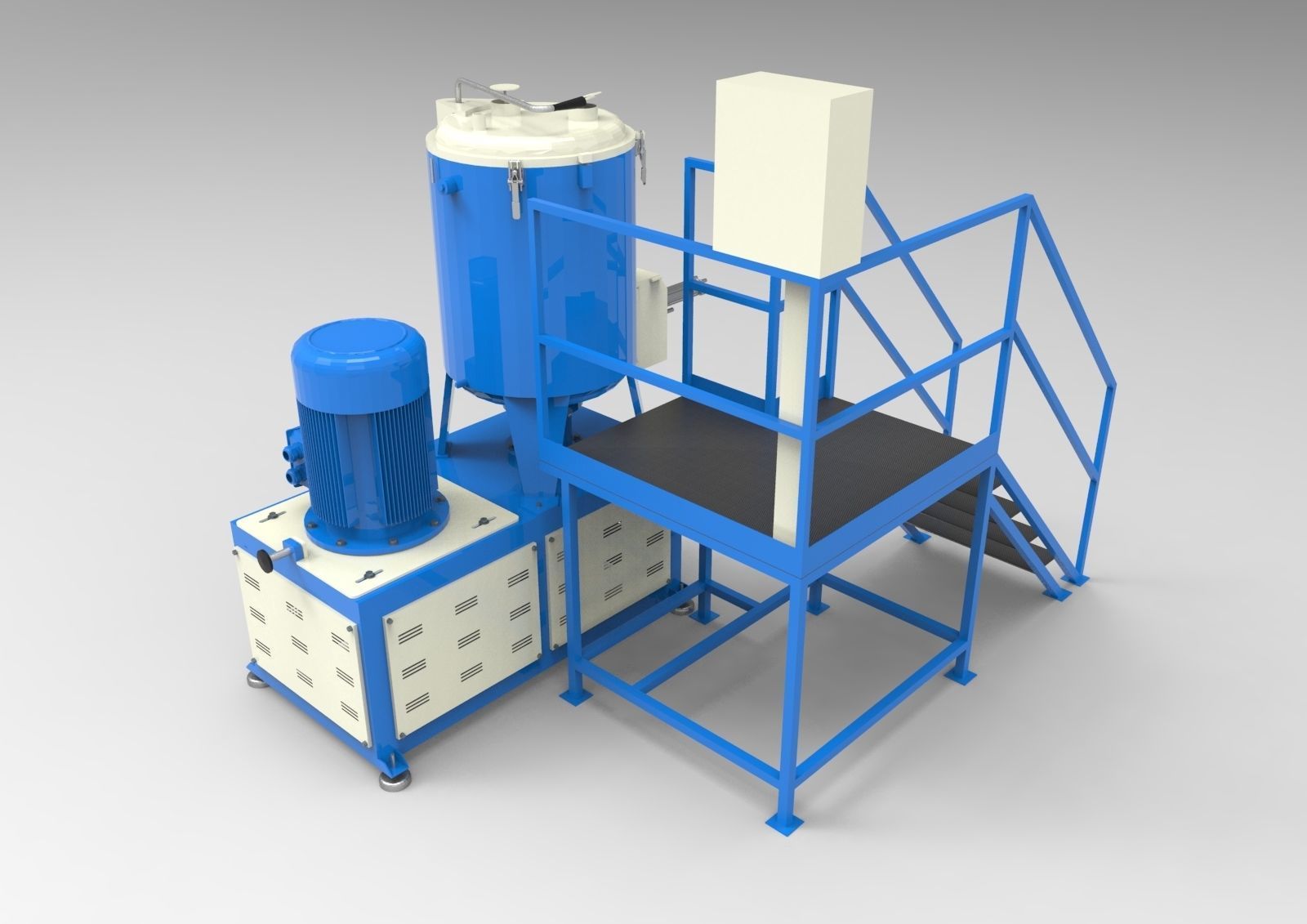 PVC Mixing Machine 3D model | CGTrader