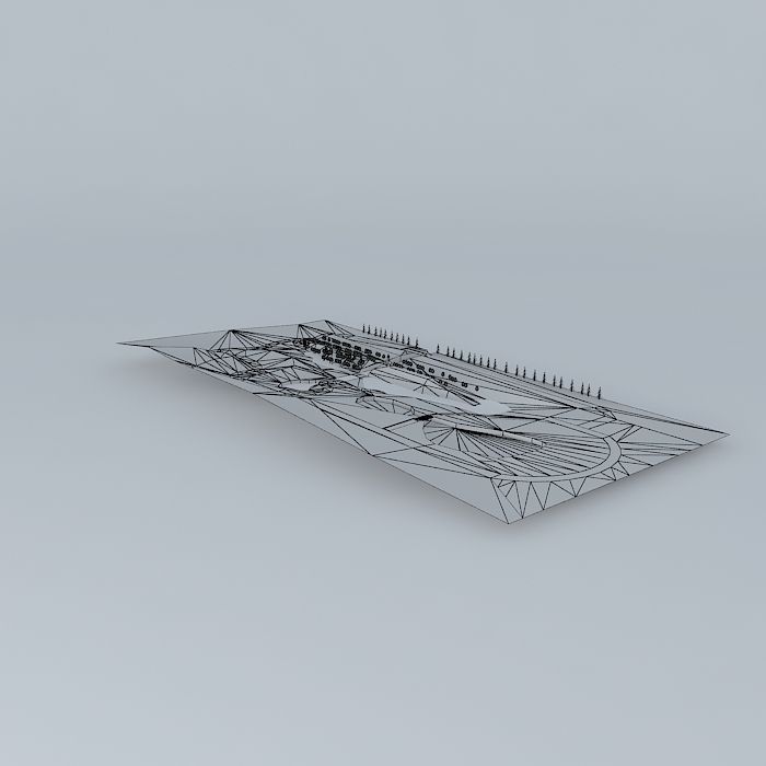 Test track free 3D model | CGTrader
