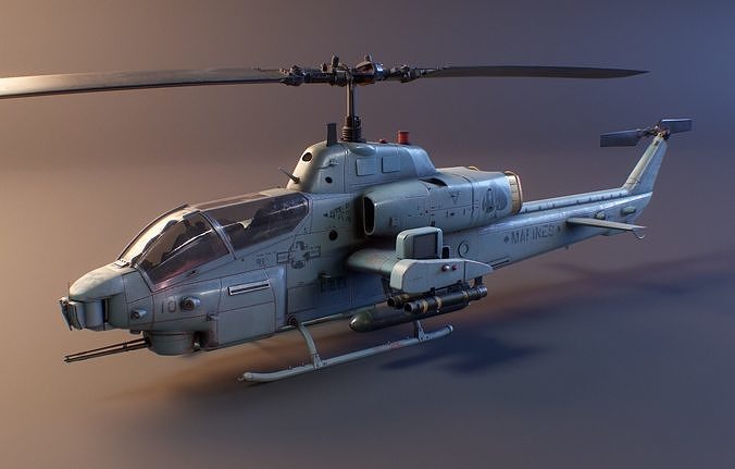 Bell AH-1 Cobra 3D model | CGTrader