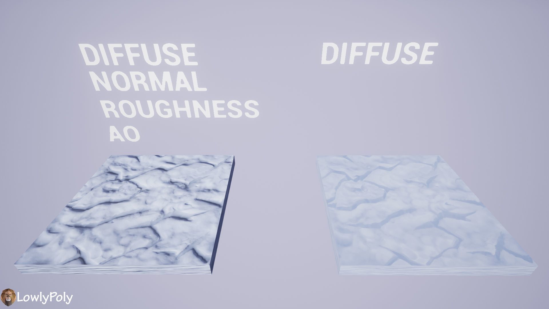 Texture Stylized Snow Vol 20 - Hand Painted Texture Pack VR / AR / low ...