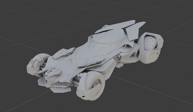 Batmobile from batman knight 3D model | CGTrader