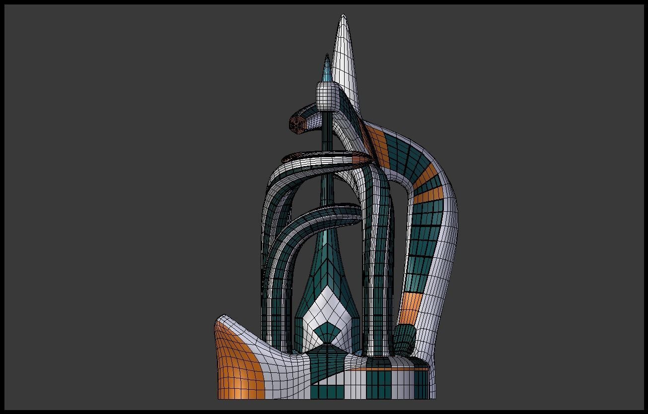 Future skyscraper 3D model | CGTrader