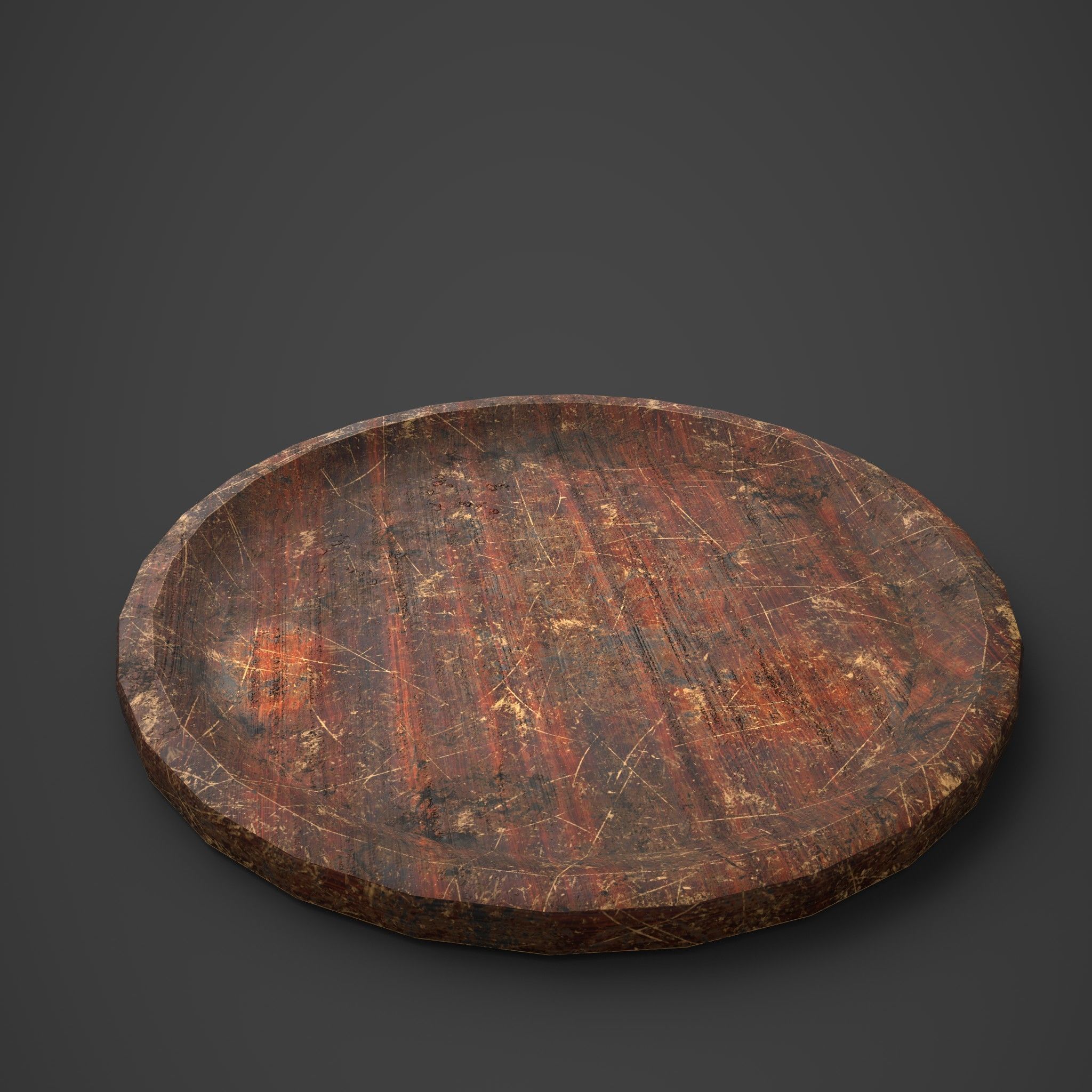 3D model Medieval Tavern Plate VR / AR / low-poly | CGTrader