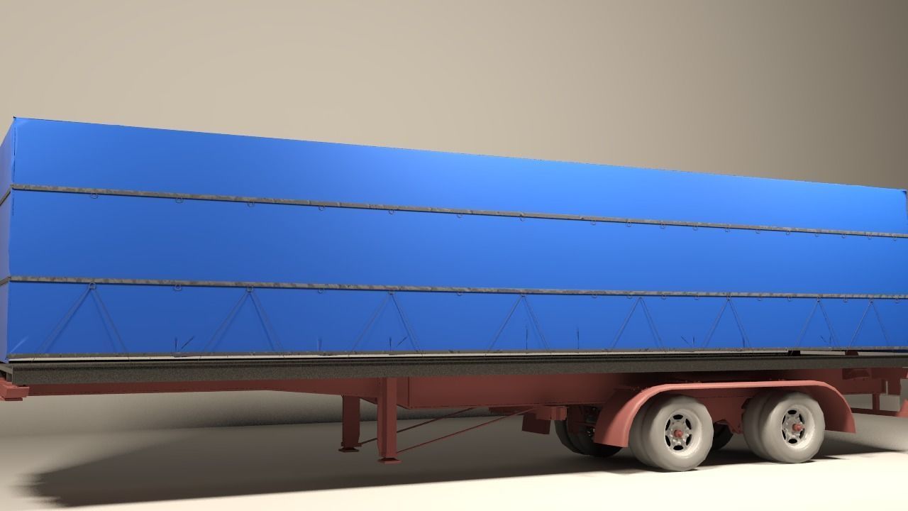 Cargo Tarp 3D model | CGTrader