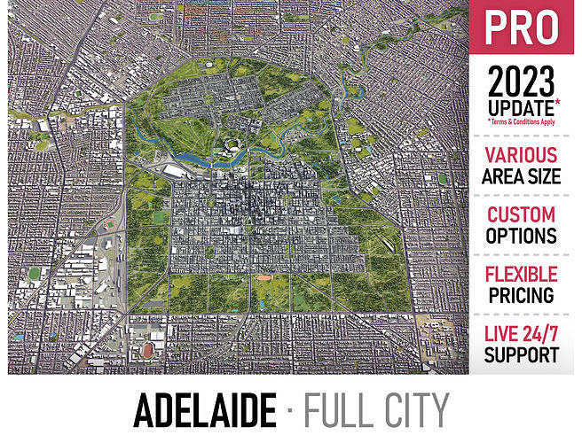 3D model Adelaide VR / AR / low-poly | CGTrader