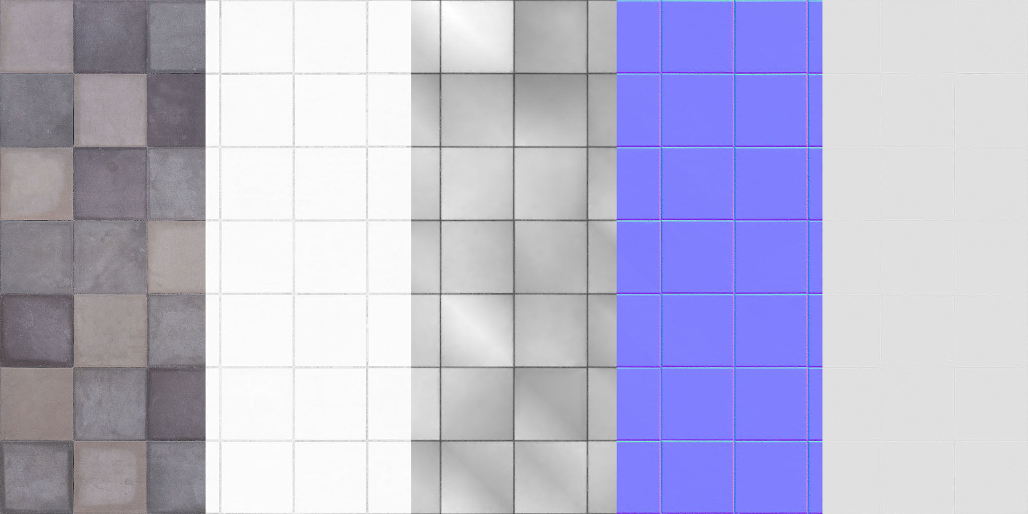 Checkered concrete tiles Texture | CGTrader