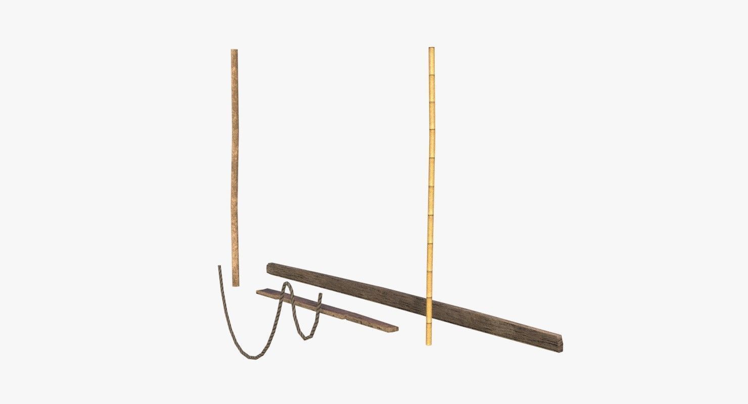 Free Demo - Modular Wooden Stakes and Planks Asset free VR / AR / low ...