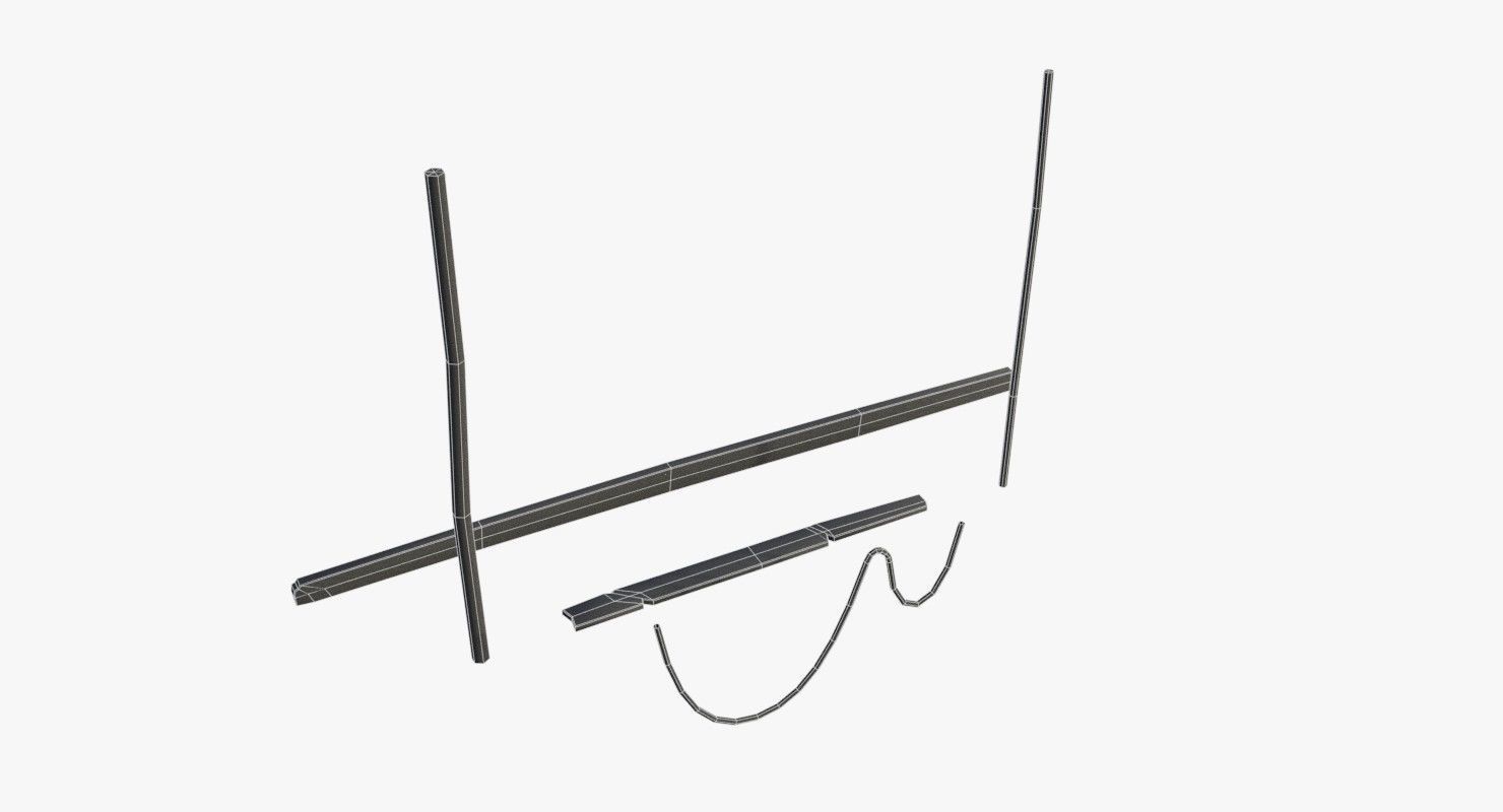 Free Demo - Modular Wooden Stakes and Planks Asset free VR / AR / low ...