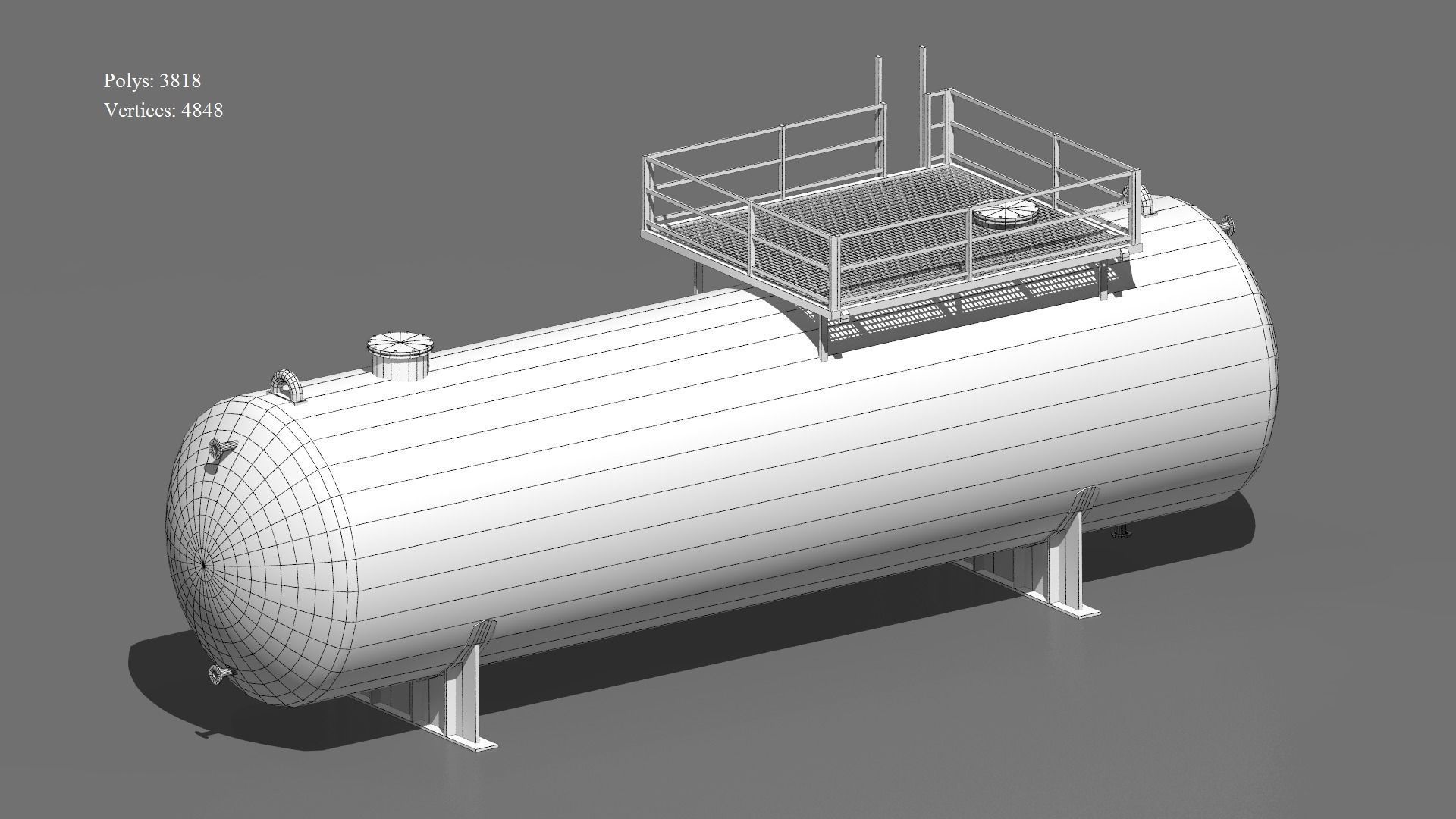 Industrial tanks 3D model | CGTrader