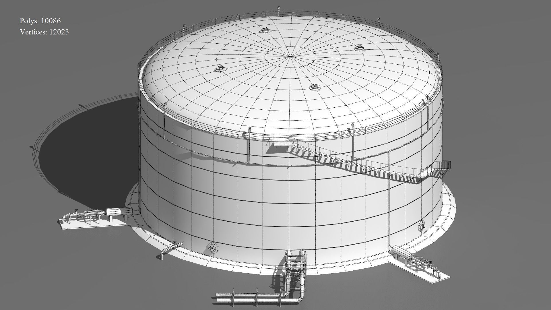 Industrial tanks 3D model | CGTrader