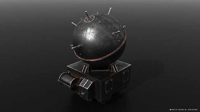 3D model Naval mine VR / AR / low-poly | CGTrader