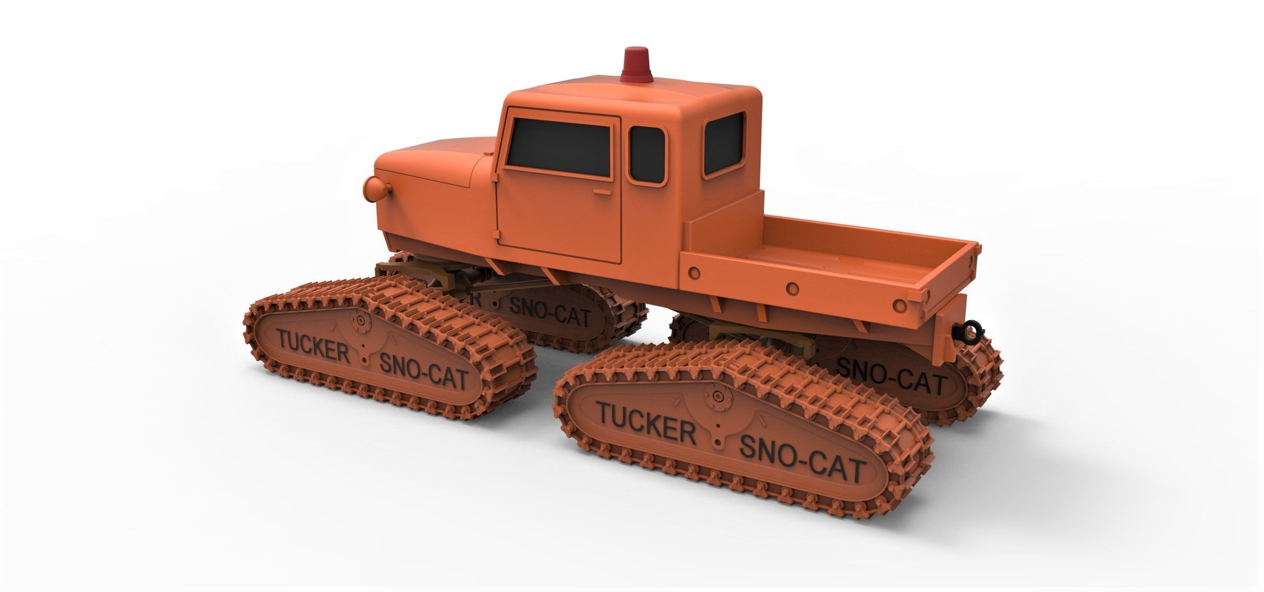 Diecast model Tucker Sno-Cat 442a Scale 1 to 24 3D model 3D printable ...