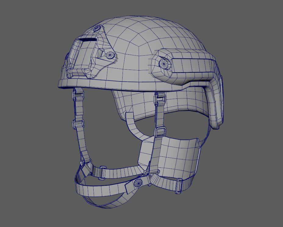 3D model Military Helmet VR / AR / low-poly | CGTrader