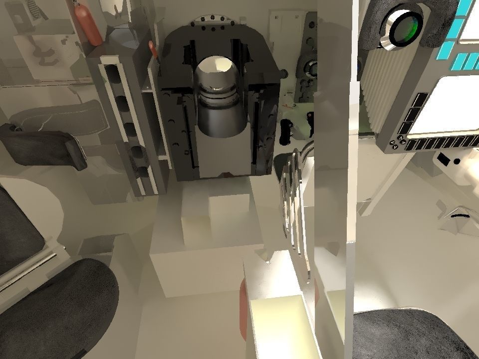 M1 Abrams interior 3D model | CGTrader