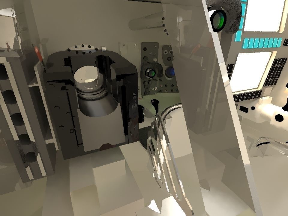 M1 Abrams interior 3D model | CGTrader