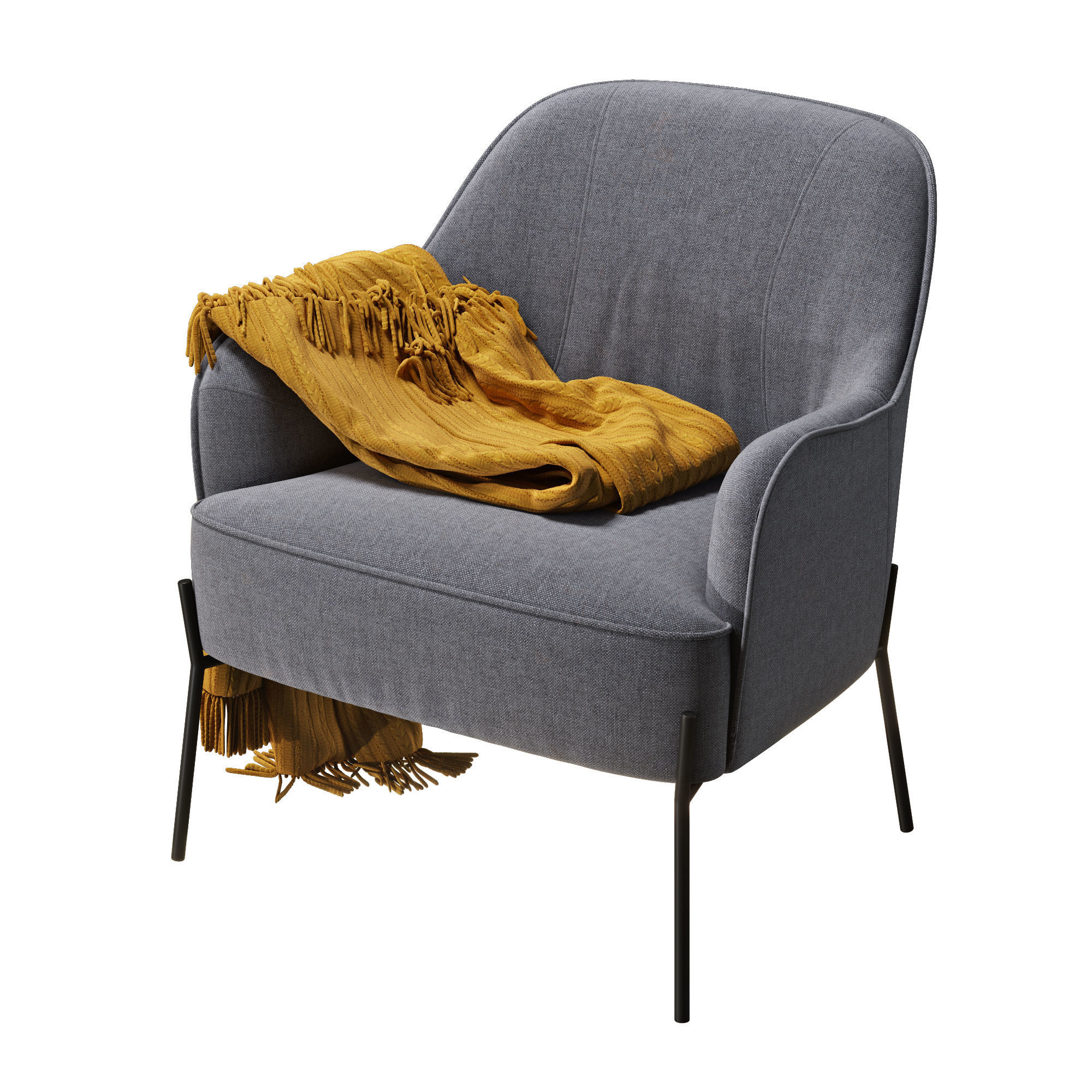 Jysk Pomose chair 3D model | CGTrader