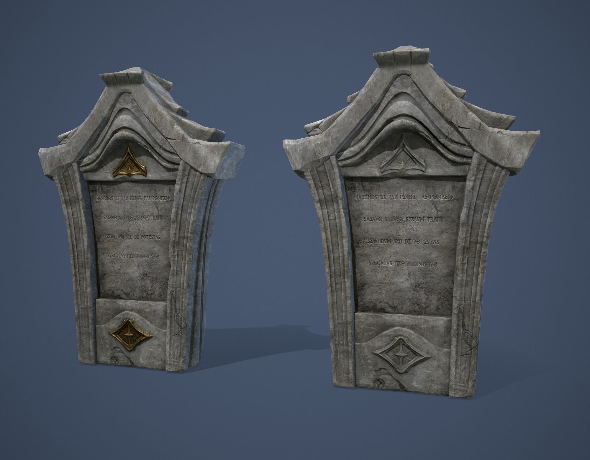 3D model Stele VR / AR / low-poly | CGTrader