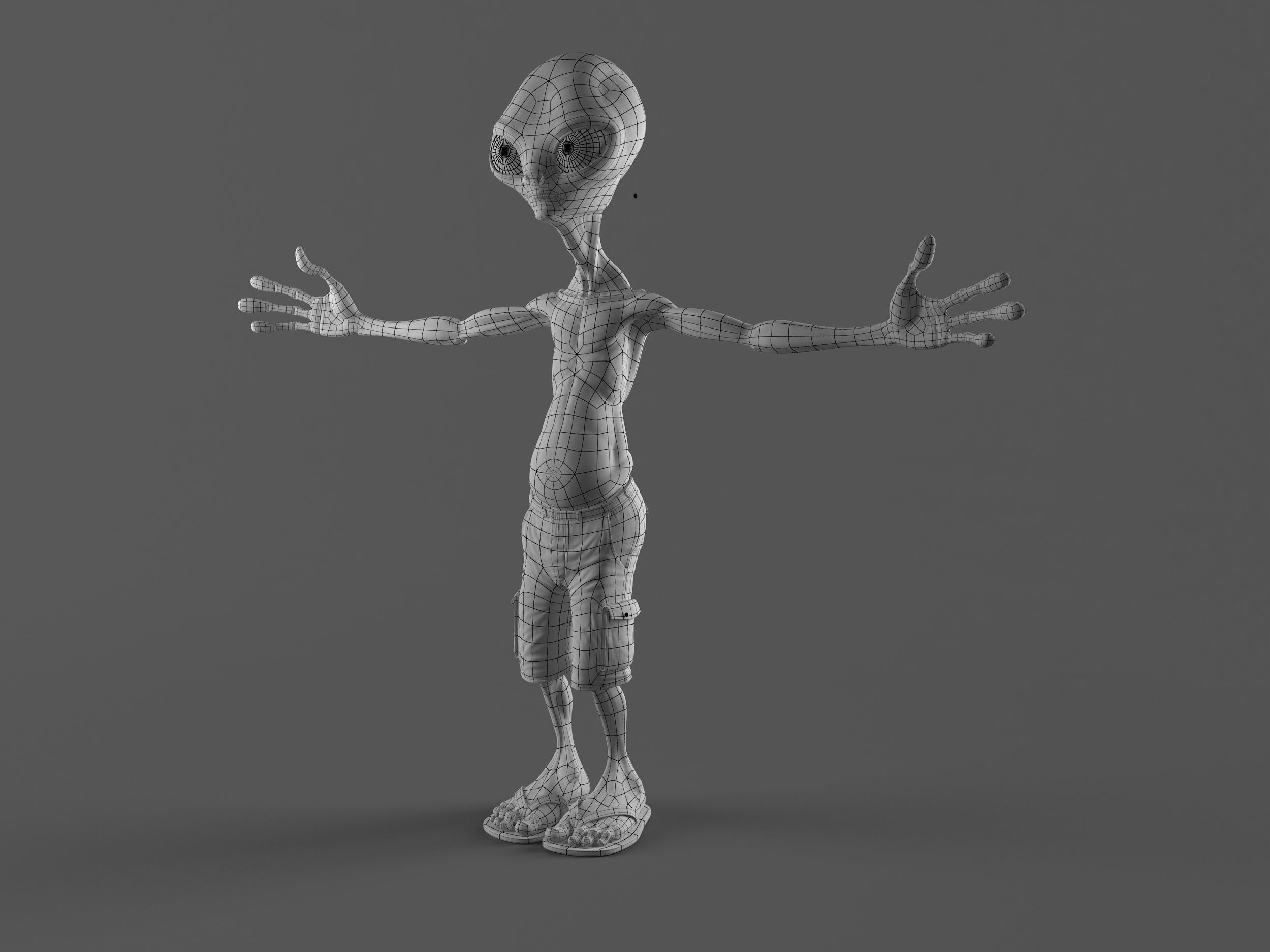 Alien Paul 3D model | CGTrader