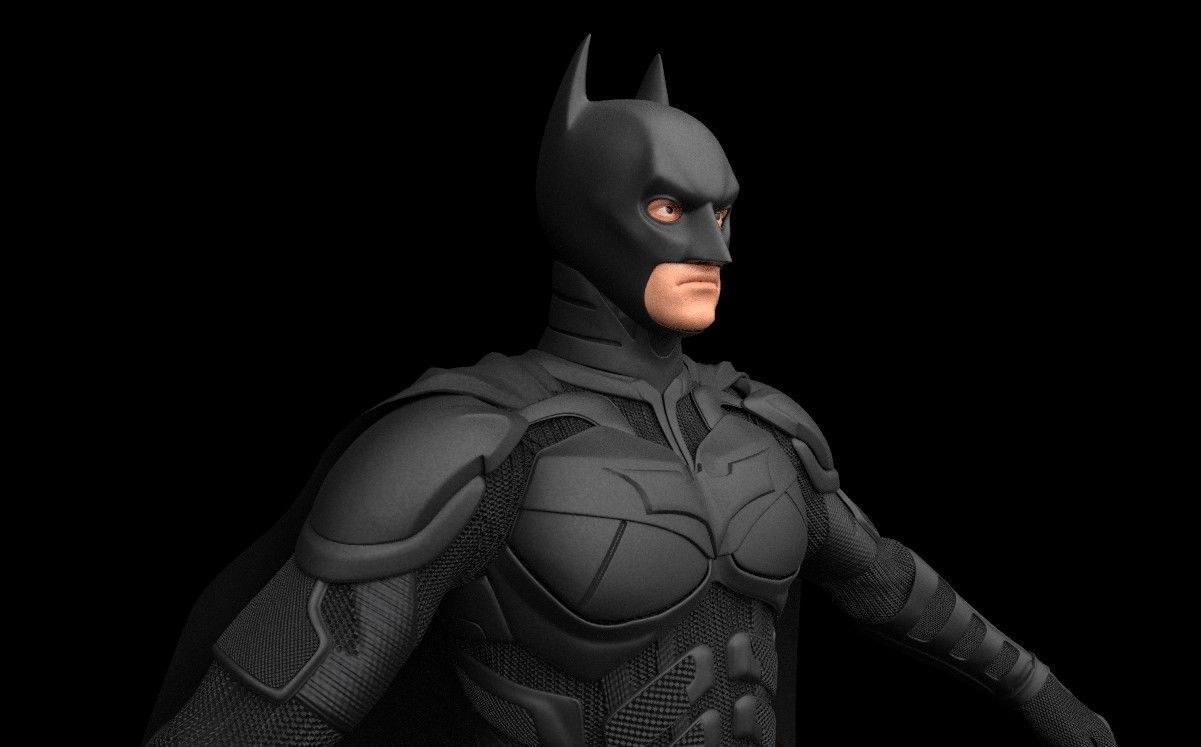 3d Model Batman From Knight Rises Vr Ar Low Poly Cgtrader