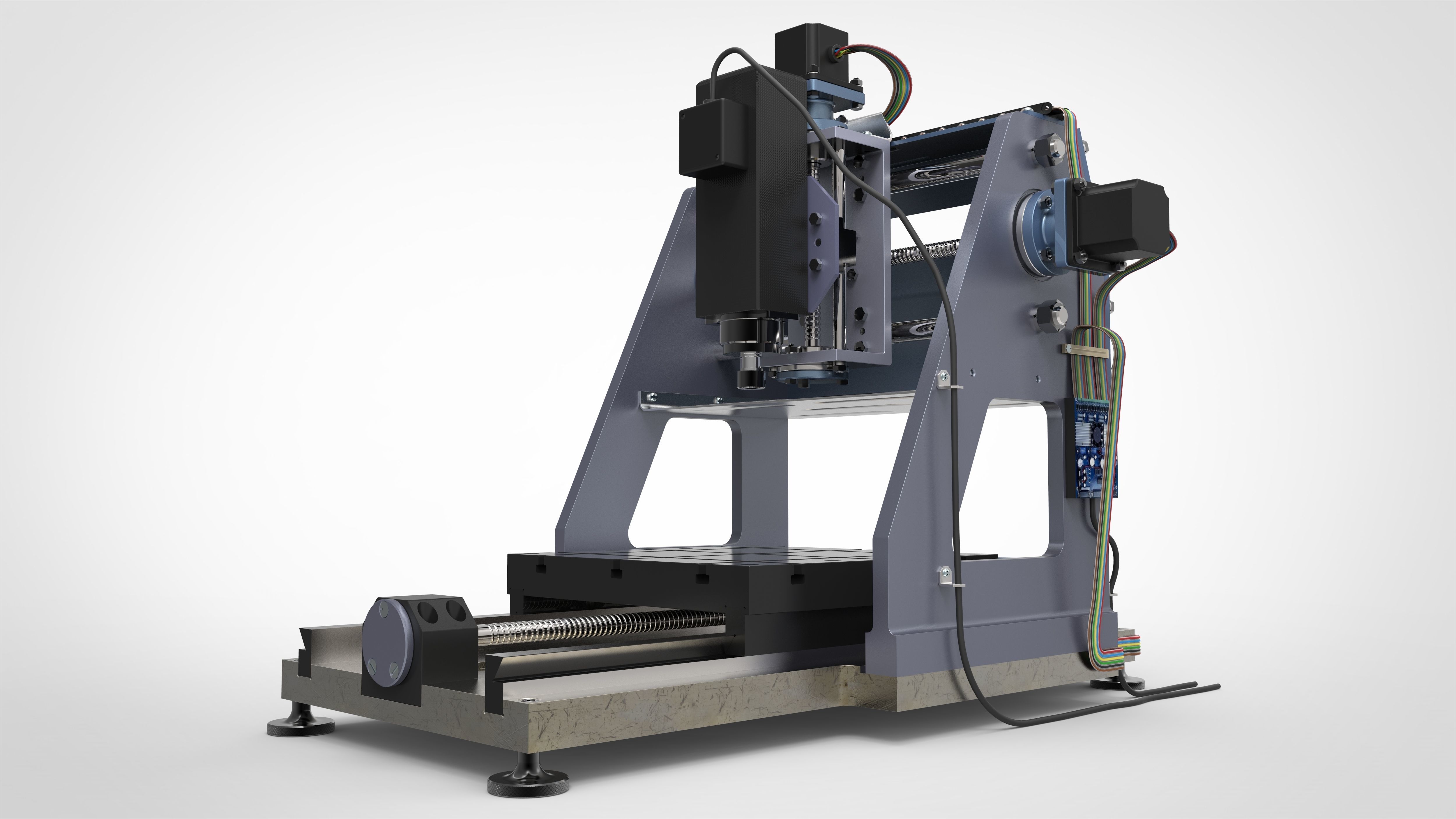 CNC Machine 3D model | CGTrader