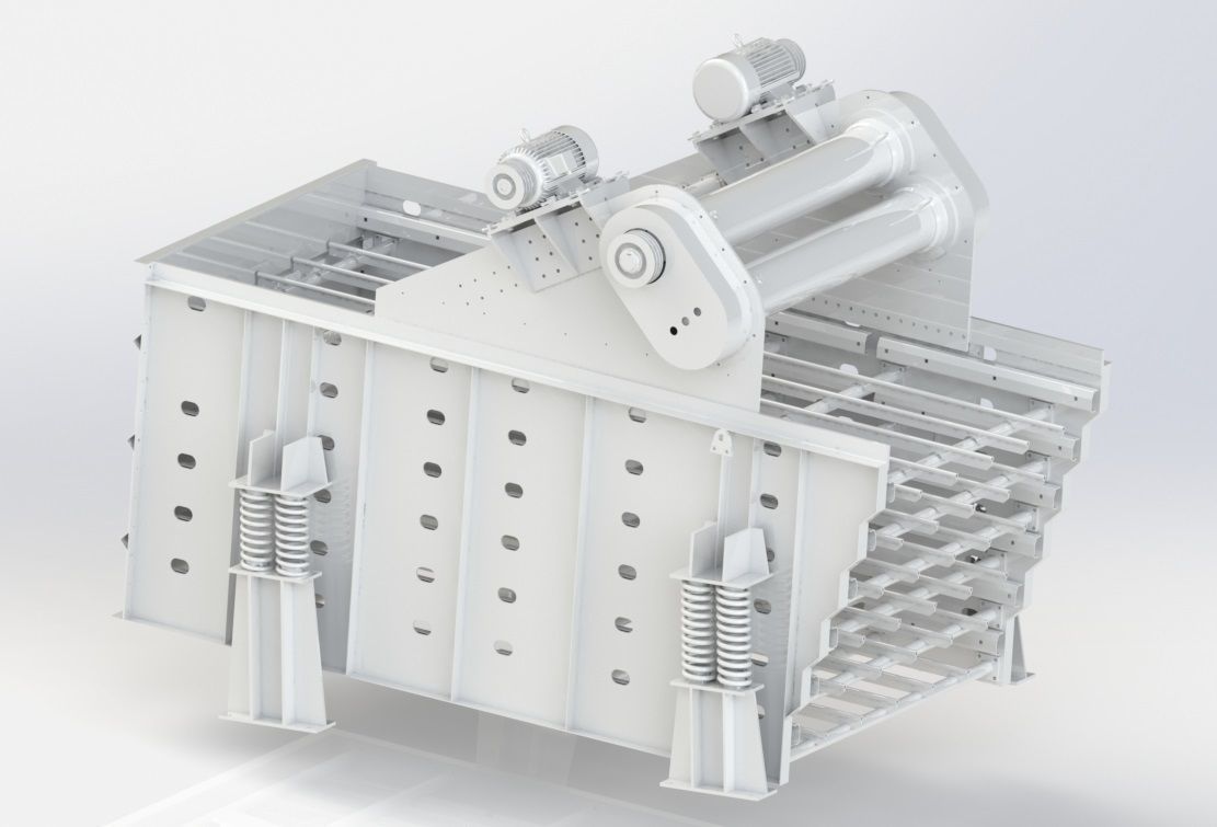 ZF-320-6 VIBRATING SCREEN FOR ASPHALT PLANT 3D model | CGTrader