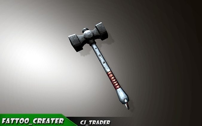 3D model Fantasy Mace Lowpoly 3D Model VR / AR / low-poly | CGTrader