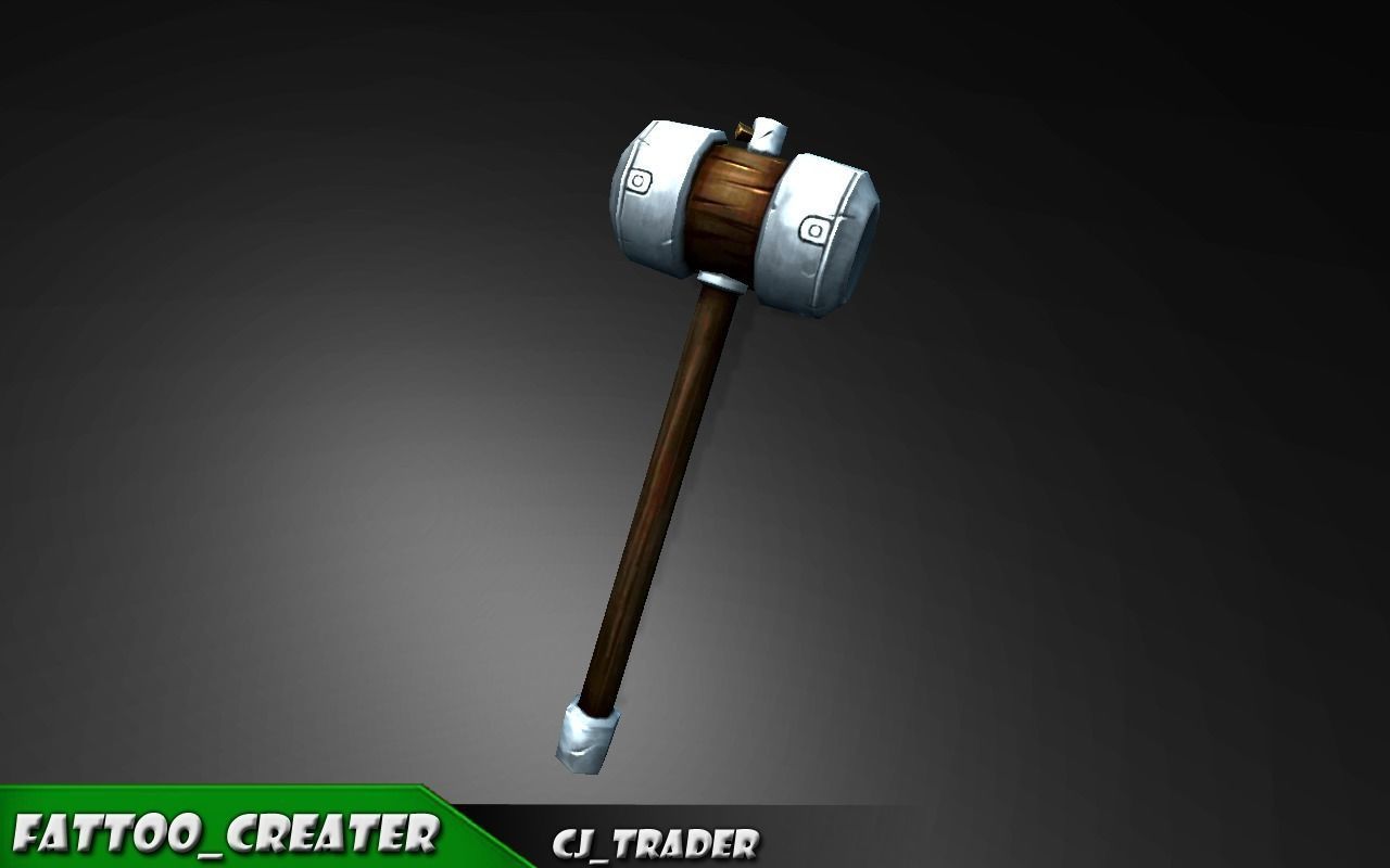 3D model Modern Fantasy Mace Lowpoly 3d model VR / AR / low-poly | CGTrader