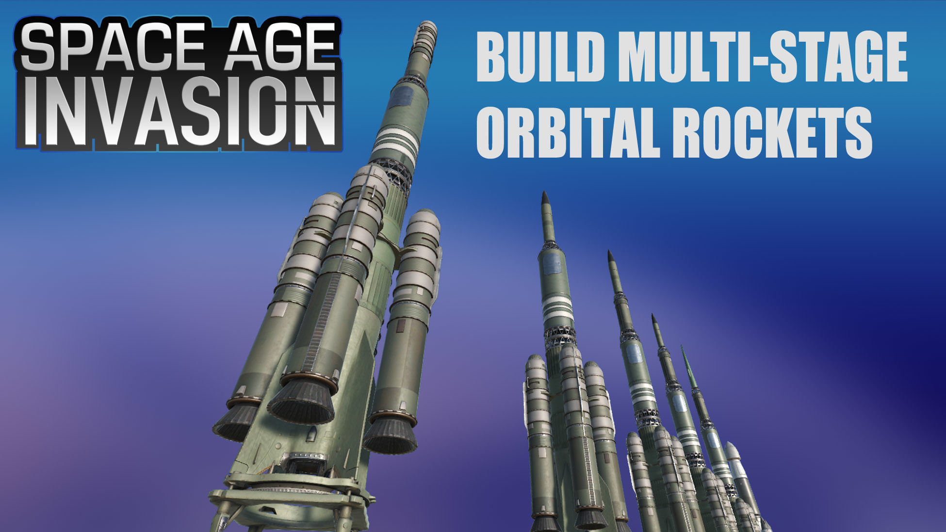 3D model Space Age Invasion Massive Modular Rocket Pack VR / AR / low ...