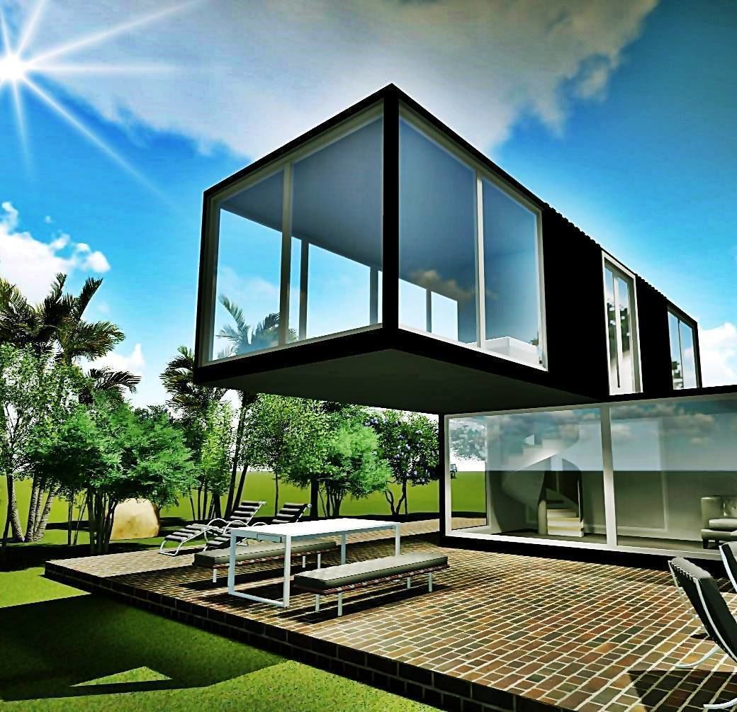 Ddublex t shape house 3D | CGTrader