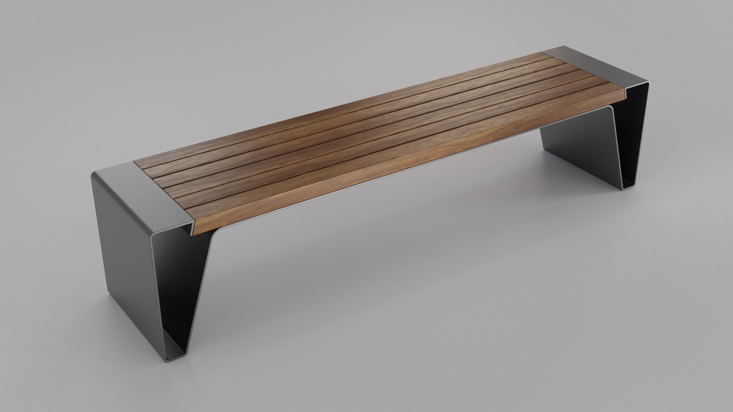 3D model Modern Bench PBR Game Ready VR / AR / low-poly | CGTrader