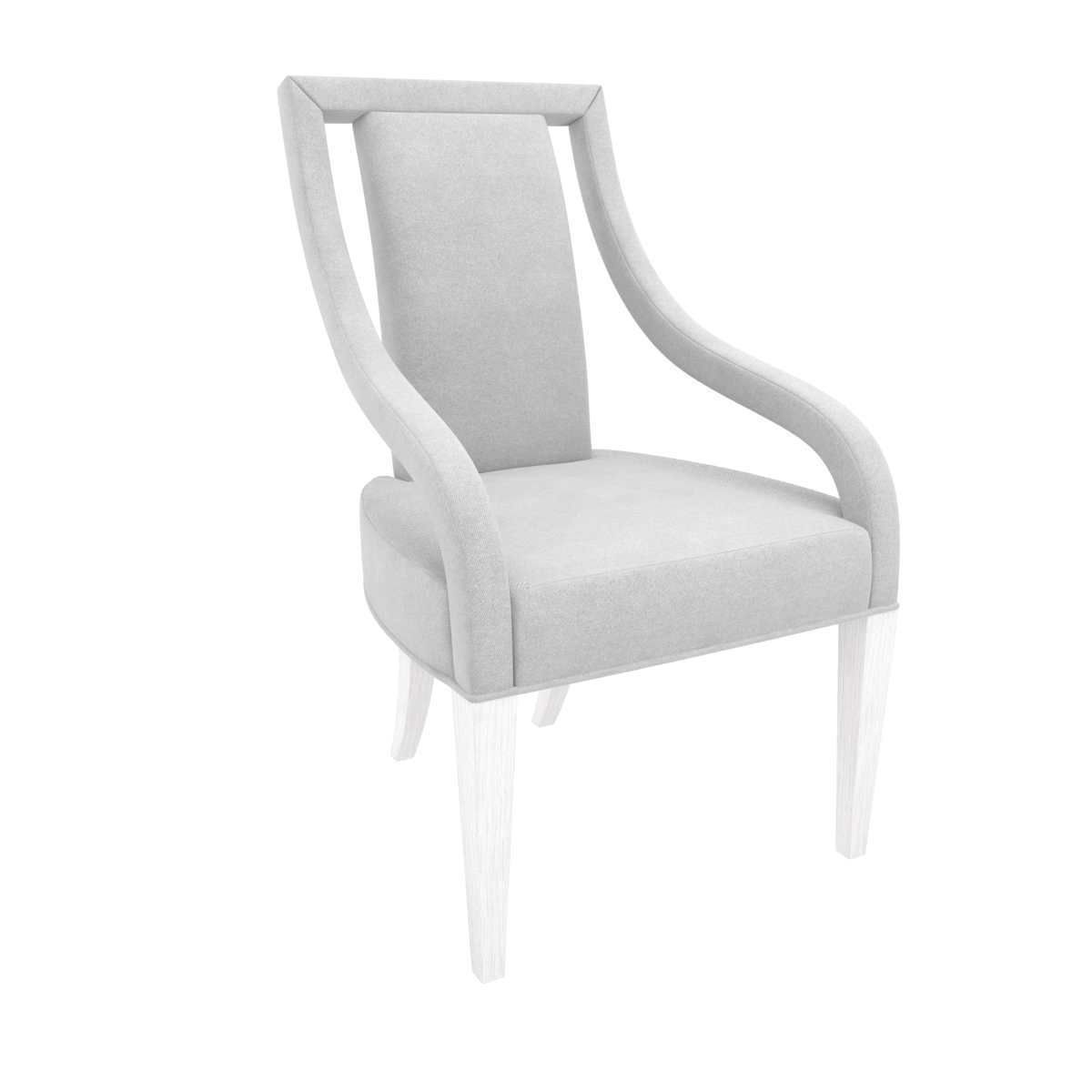 Bernhardt calista arm chair and round dining table 3d model 3D model ...