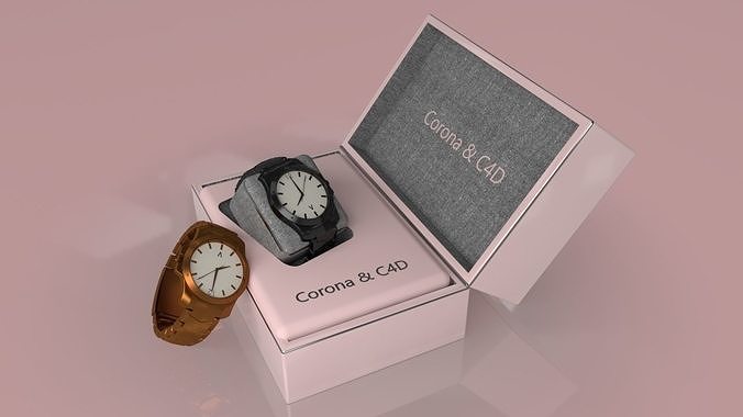 man hand watch scene 3D model | CGTrader