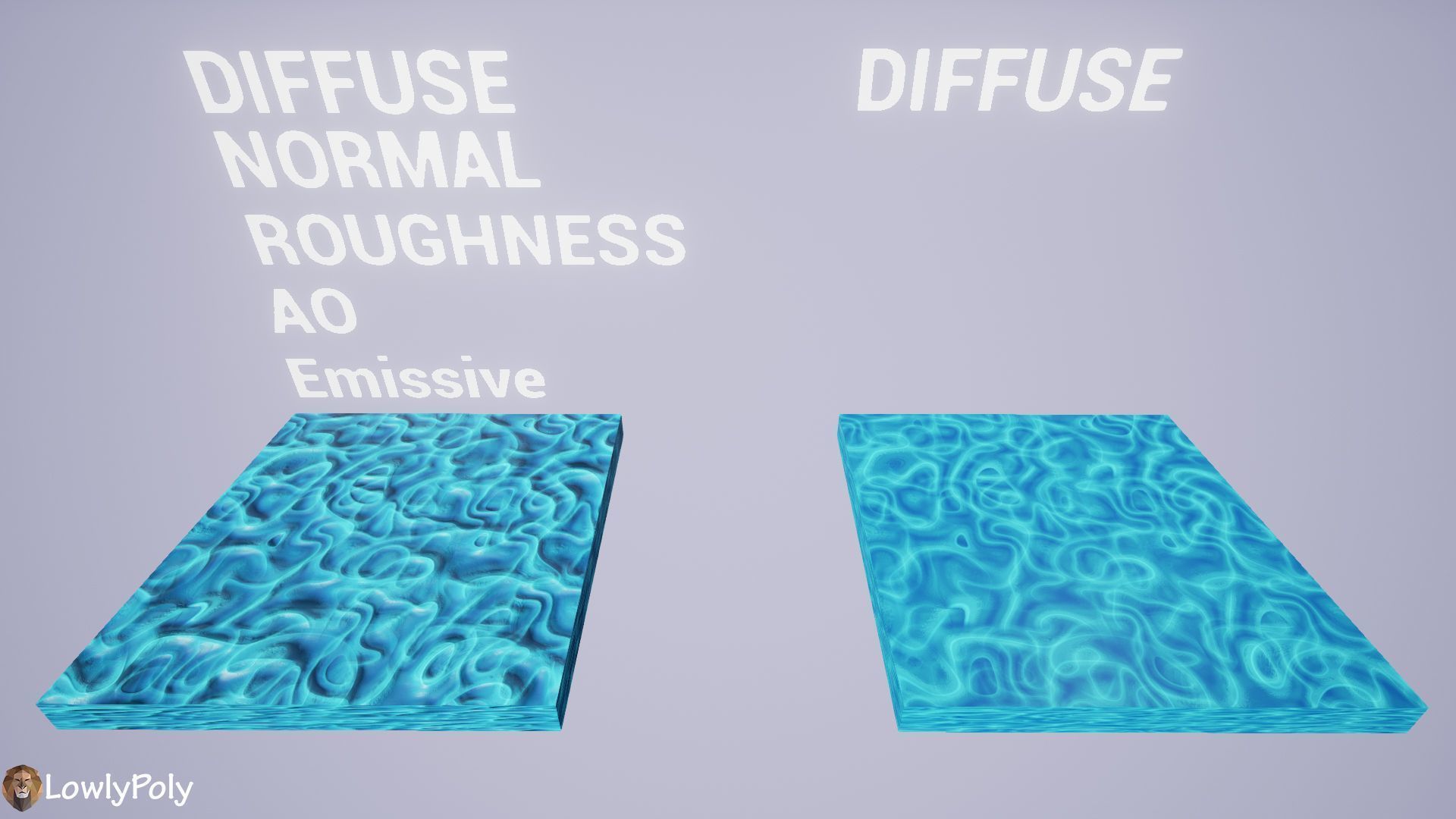 Texture Stylized Water Vol 36 - Hand Painted Textures VR / AR / low ...