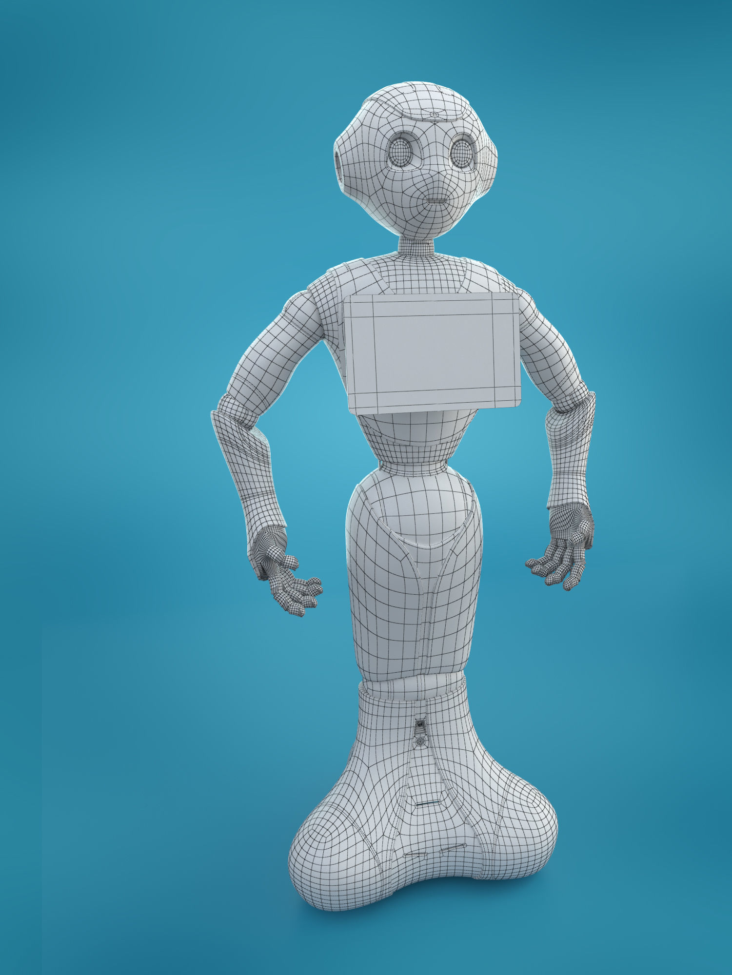 Pepper Robot 3D model | CGTrader