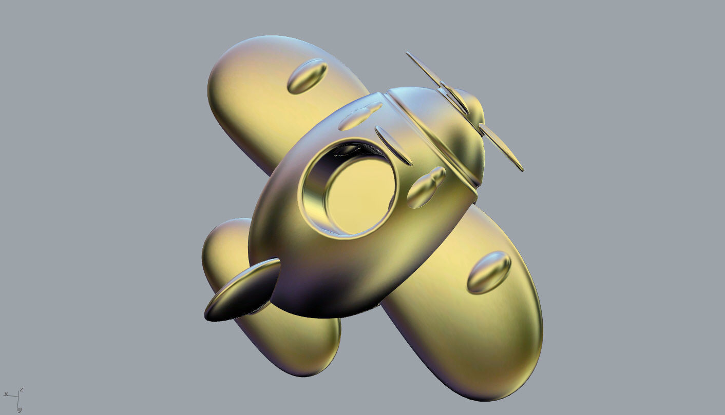 Little Toy Plane 3D model | CGTrader