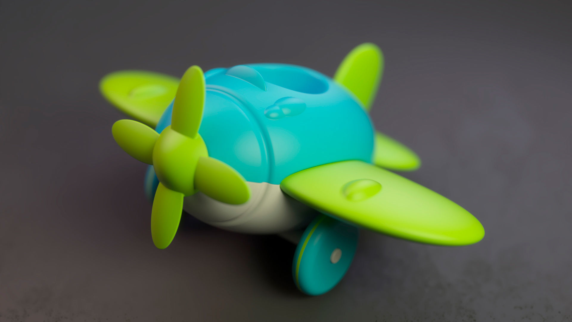 Little Toy Plane 3D model | CGTrader